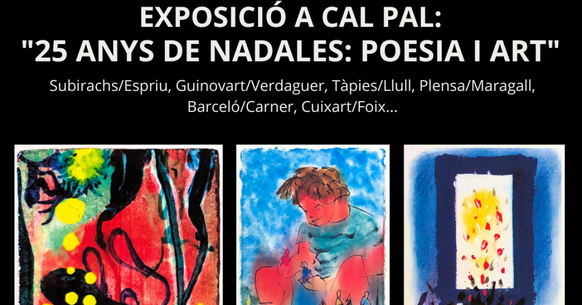 Cal Pal presenta una exposició que "reinterpreta les nadales"