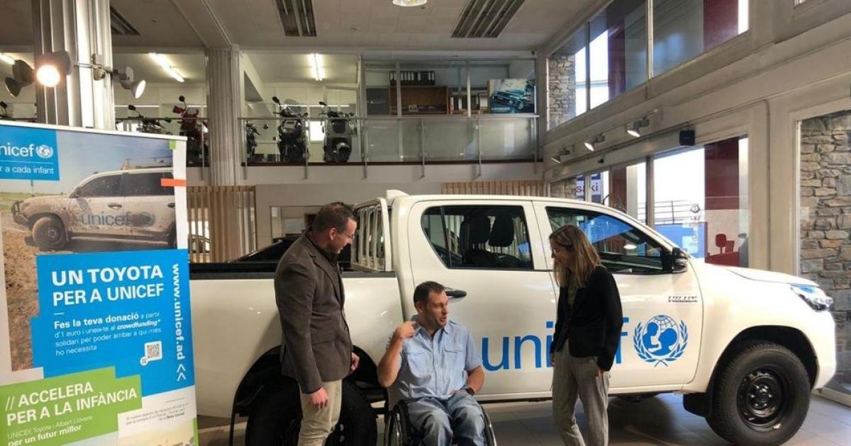 Campanya de micromecenatge per comprar un vehicle a Unicef