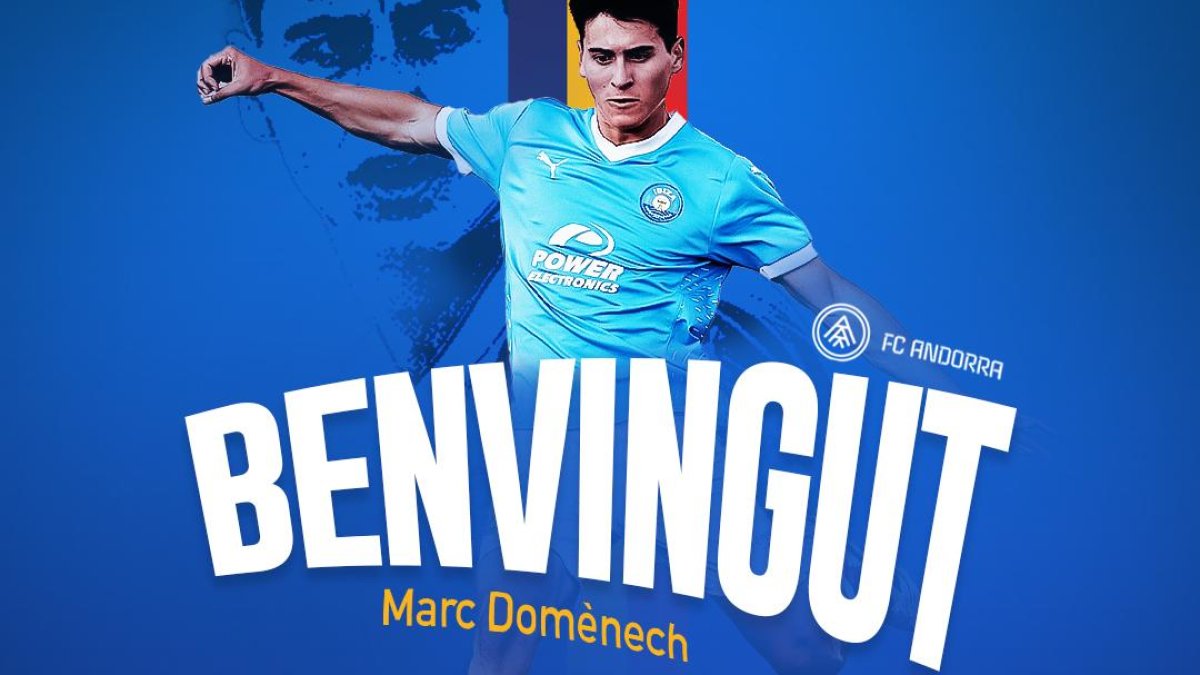 L'FC Andorra fa oficial l'arribada de Marc Domènech
