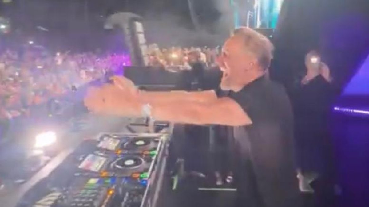 La reacció de David Guetta al veure la seva filla a Coachella