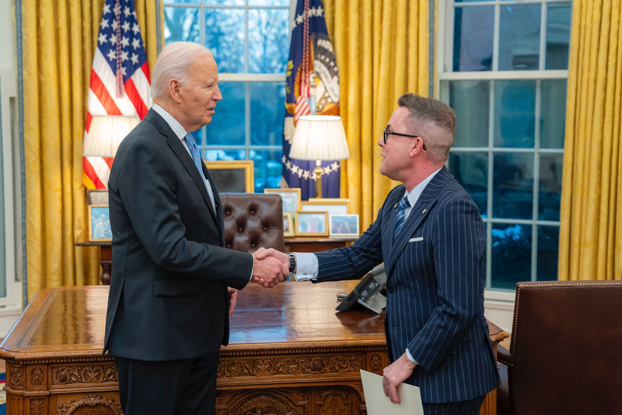 Joan Forner presenta les credencials d’ambaixador a Joe Biden
