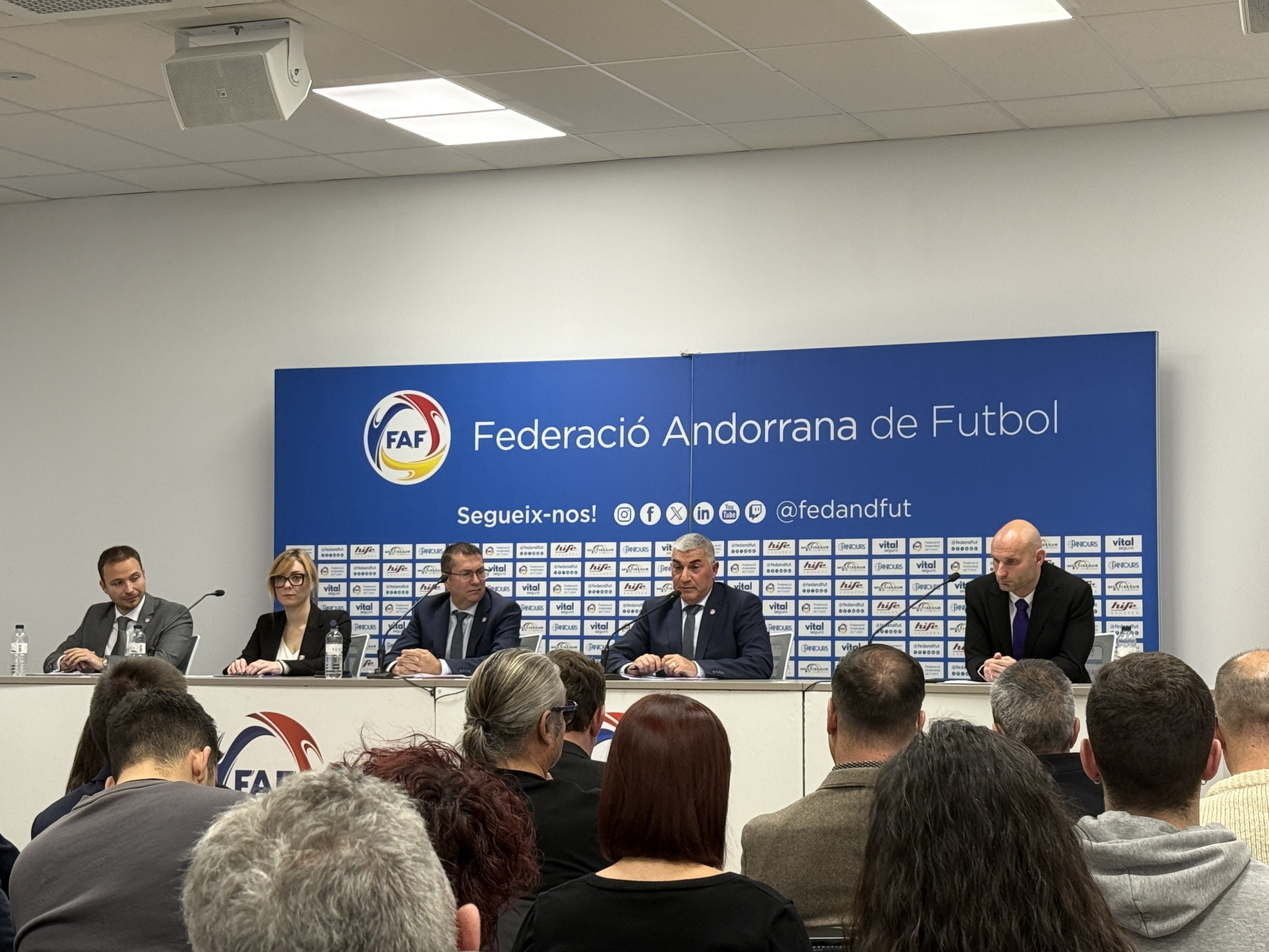 La Federació Andorrana de Futbol, FAF, vol seguir desenvolupant el ...