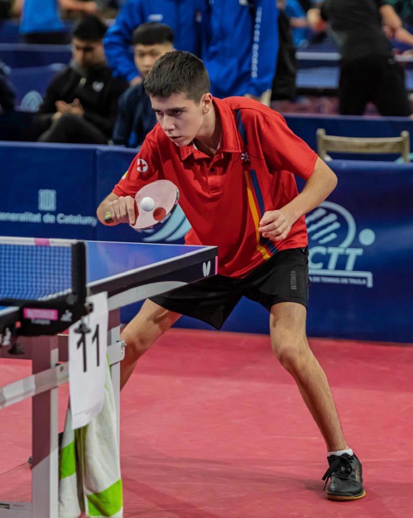 Oriol Martínez, jugador de tennis de taula d'Andorra, s'enfronta al ...