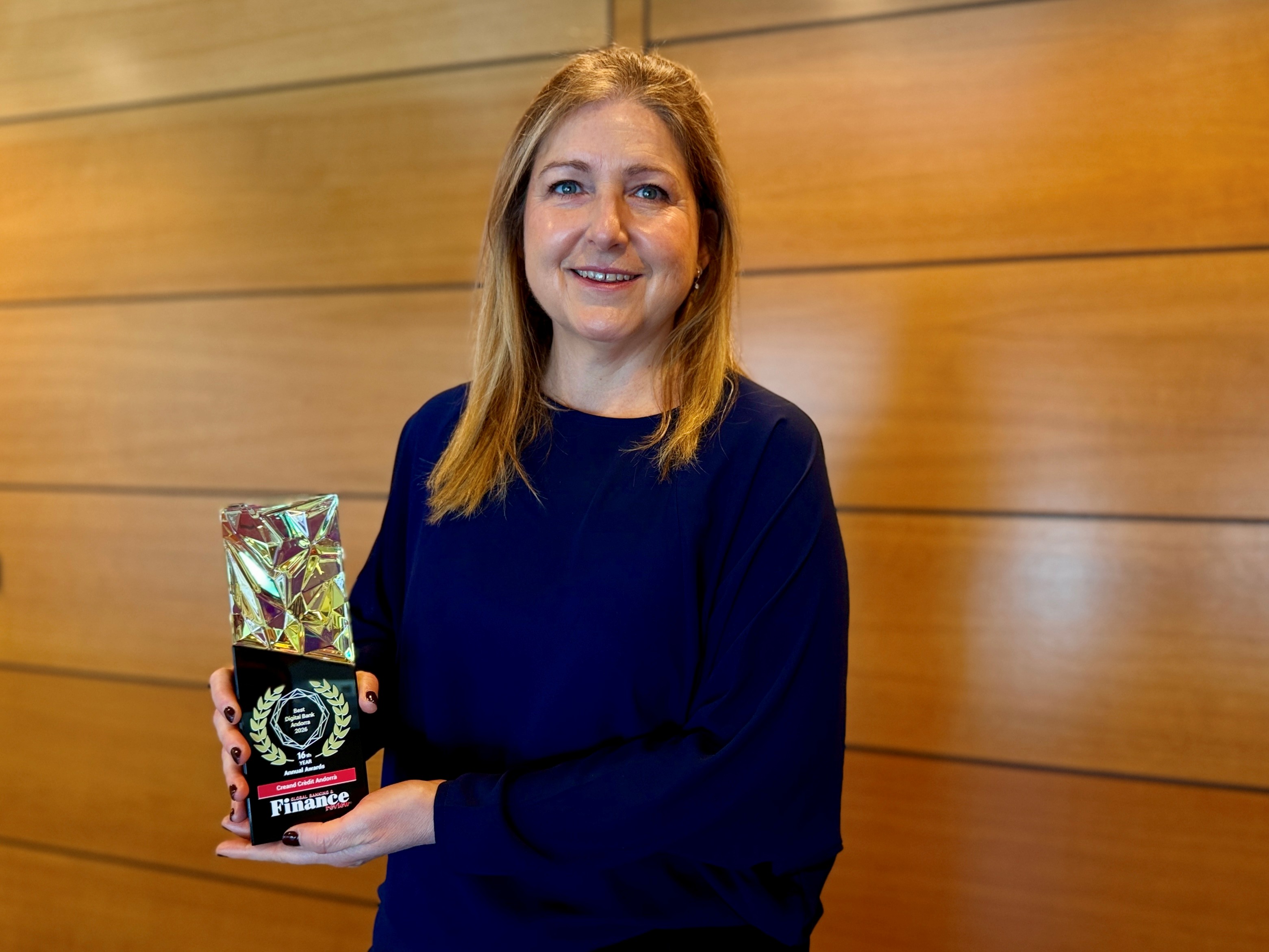 Creand, premiat com a millor banc digital d’Andorra 2026