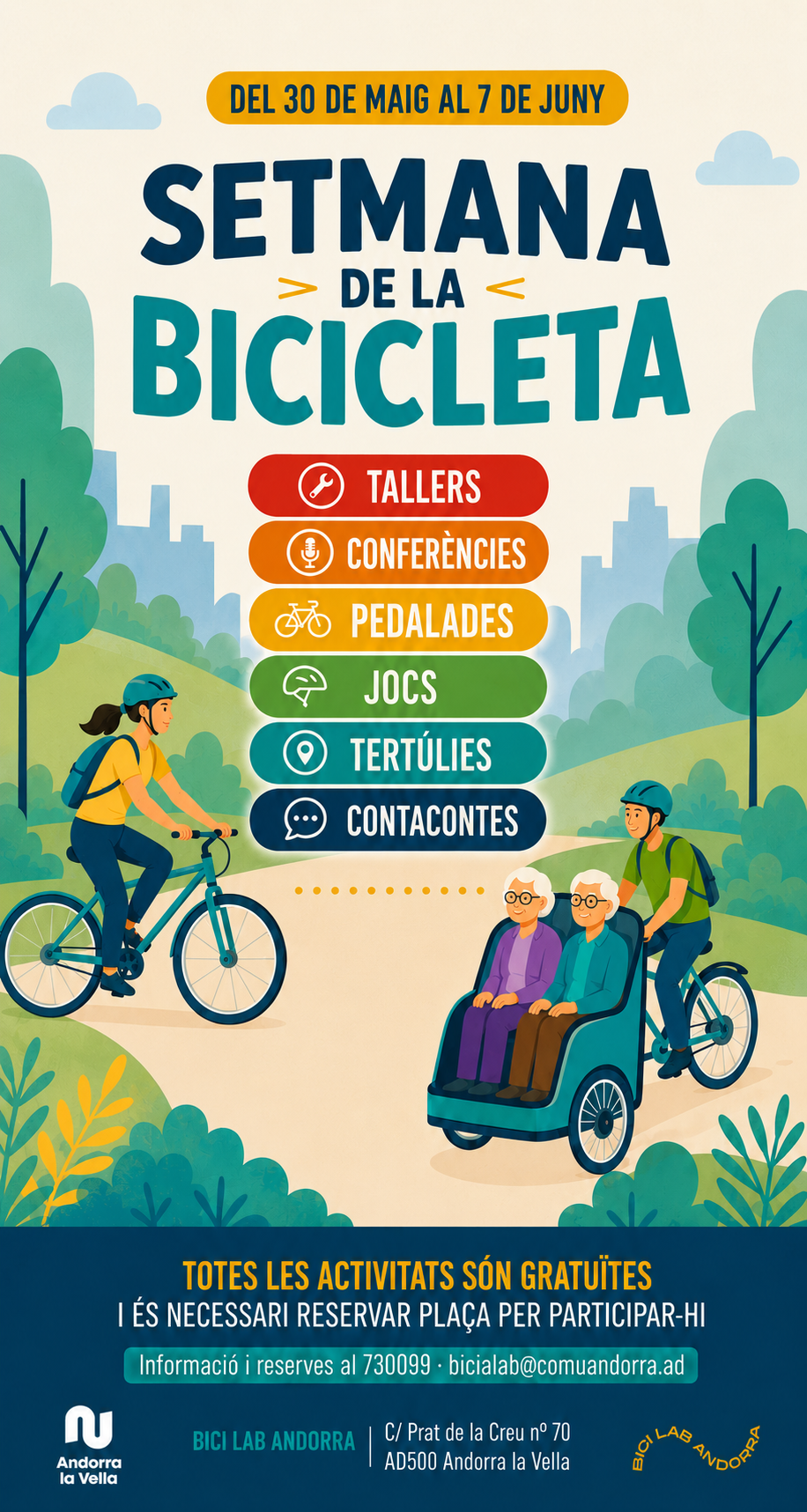 El passeig solidari 'En bici sense edat' inaugura la Setmana de la ...